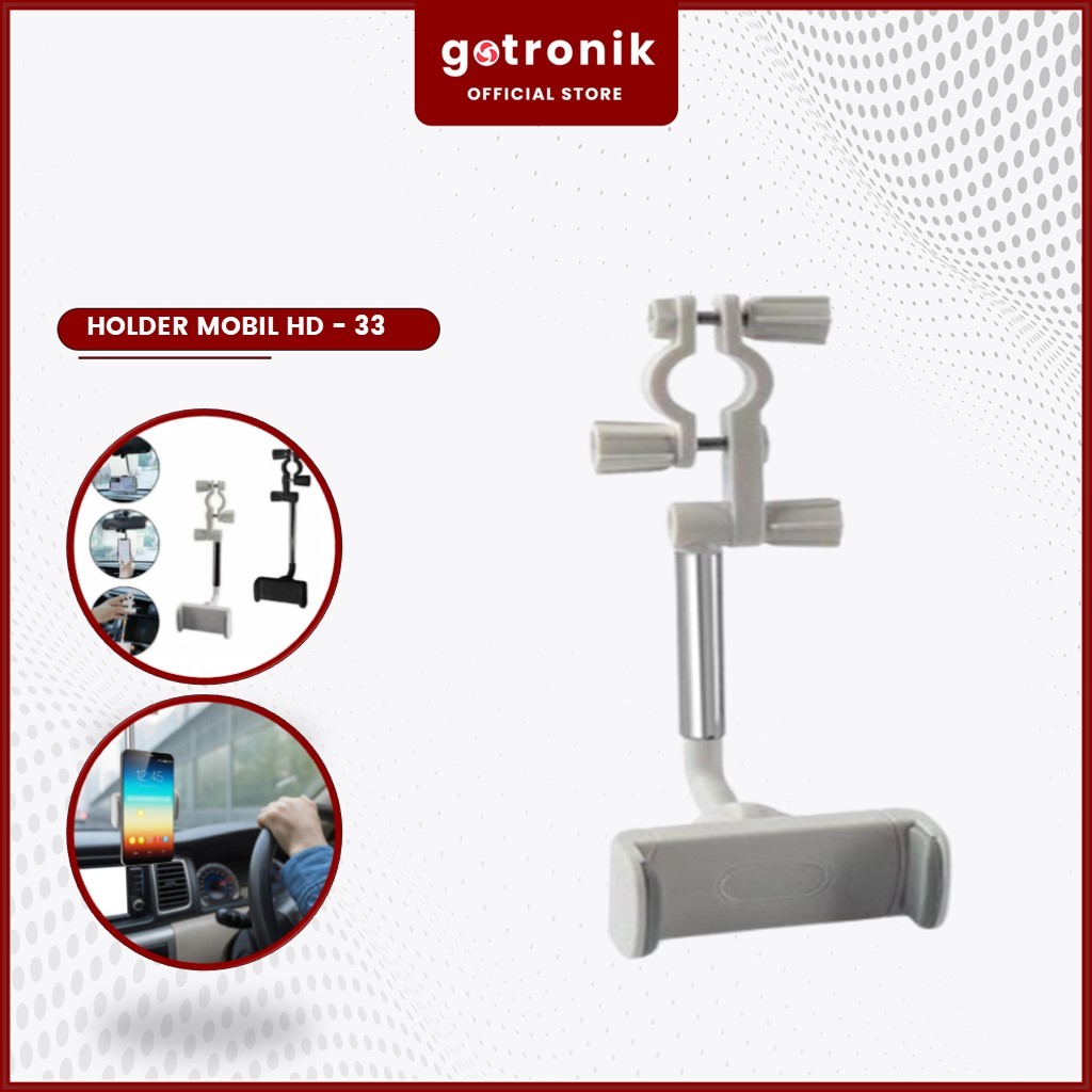 Jual Gantung Mobil Jepit Spion Tengah Holder Hp Jok Mobil Putar 360 ...