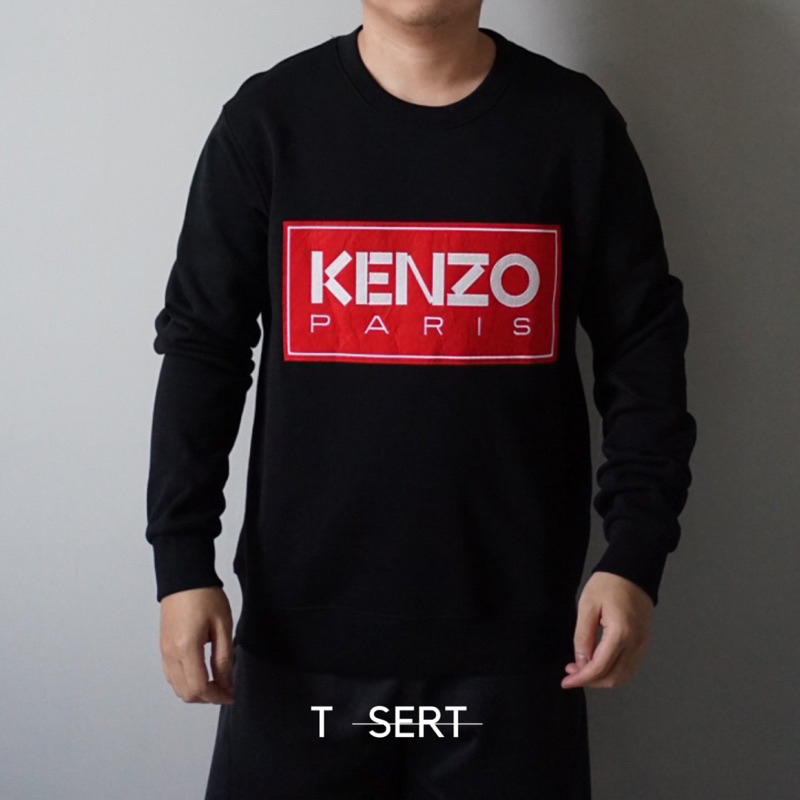 Jual Kenzo Font White Red Box Logo Original ( 100% Authentic ) | Shopee ...