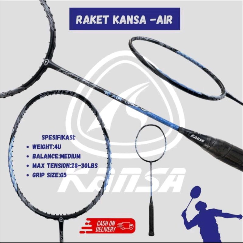Jual Raket badminton Kansa Avatar api/air/tanah/angin/kayu original ...