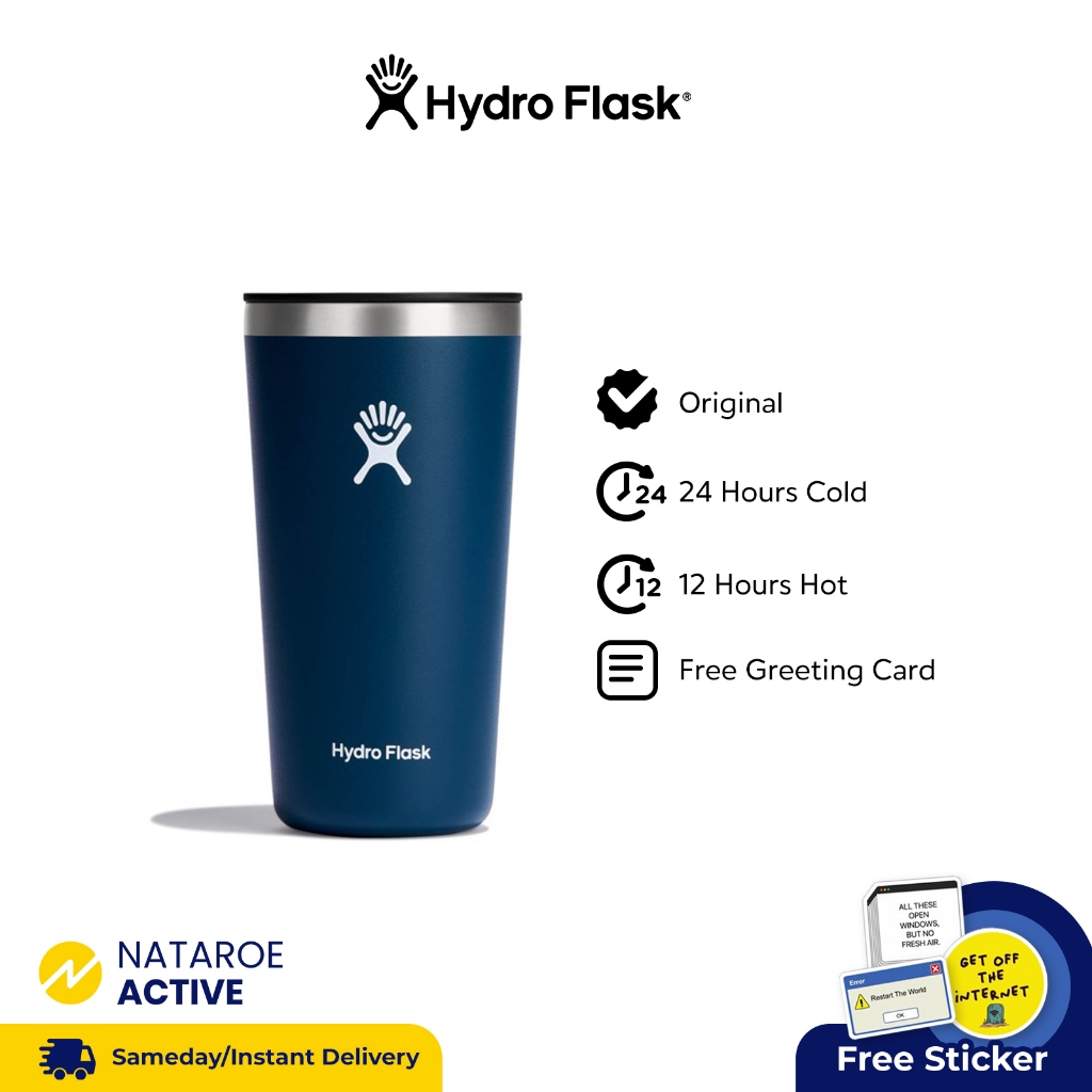Jual HydroFlask 20oz All Around™ Tumbler - Indigo | Shopee Indonesia