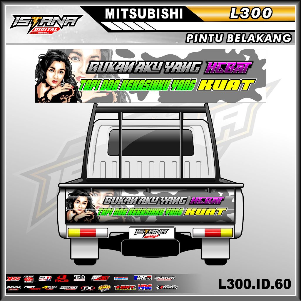 Jual Stiker Pintu Belakang L300 - Sticker Variasi Pintu Belakang ...