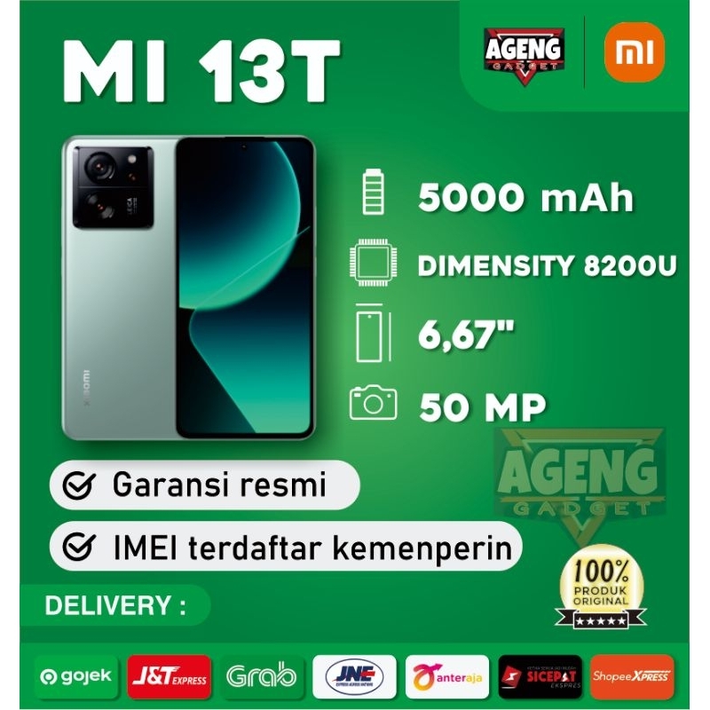 Jual Xiaomi Mi 13T 5G 12/256 Garansi Resmi Xiaomi 100% Original ...