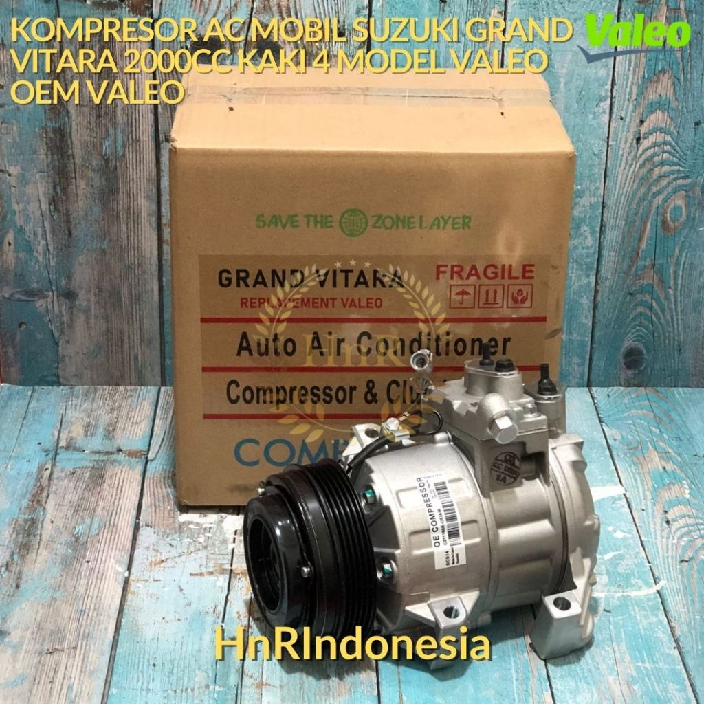 Jual Kompresor AC Mobil Suzuki Grand Vitara 2000cc Kaki 4 Model Valeo ...