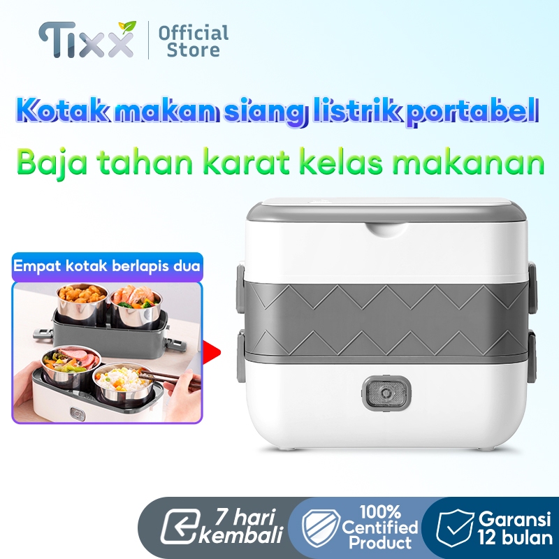 Jual TIXX Cooking Lunch Box 2 Liners Food Grade Portable Warmer ...