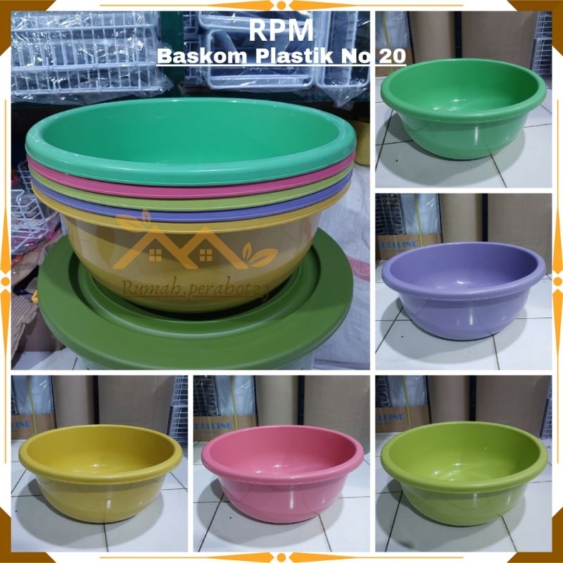 Jual Baskom Plastik Besar No.20 / Baskom Serbaguna 40 cm / Baskom Air ...