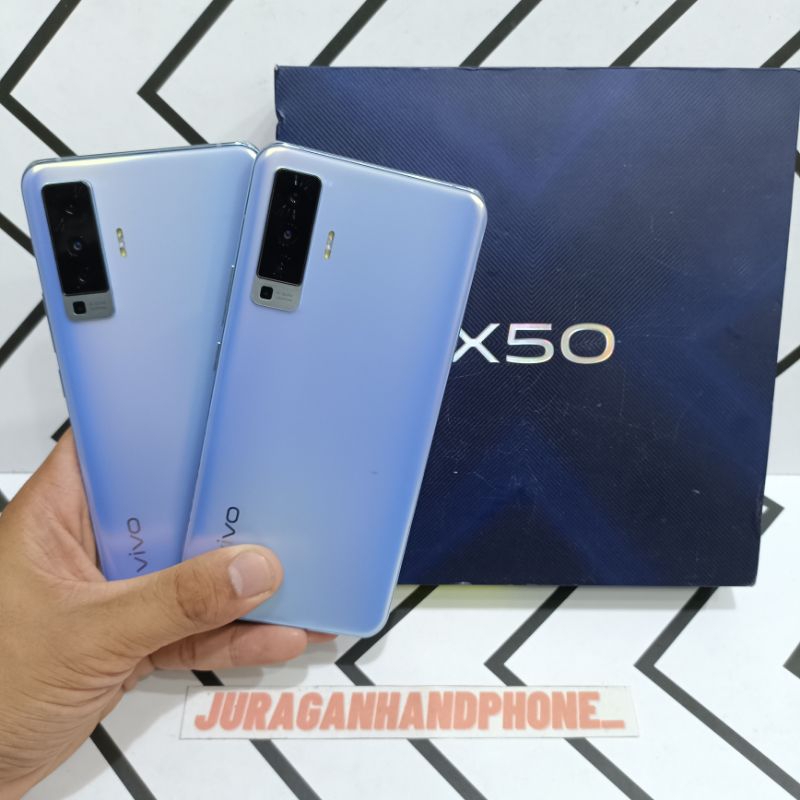 Jual Vivo X50 8/128GB Hp Second Seken Bekas Fullset | Shopee Indonesia