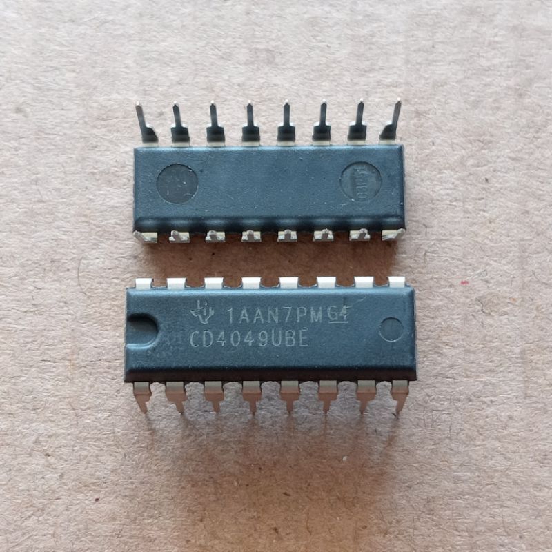Jual IC CD4049 CD4049UBE TEXAS ORIGINAL | Shopee Indonesia