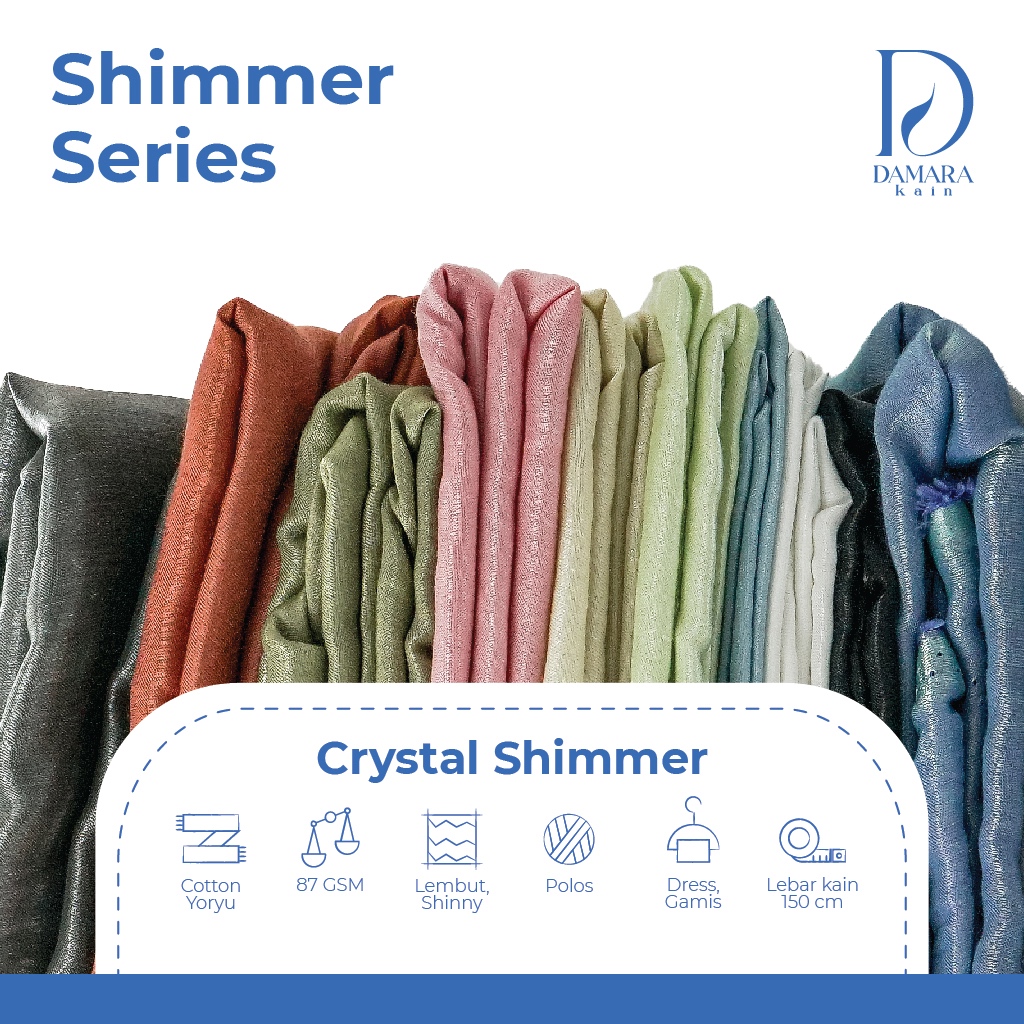 Jual Bahan Kain Cotton Yoryu Shimmer Silk | Shopee Indonesia