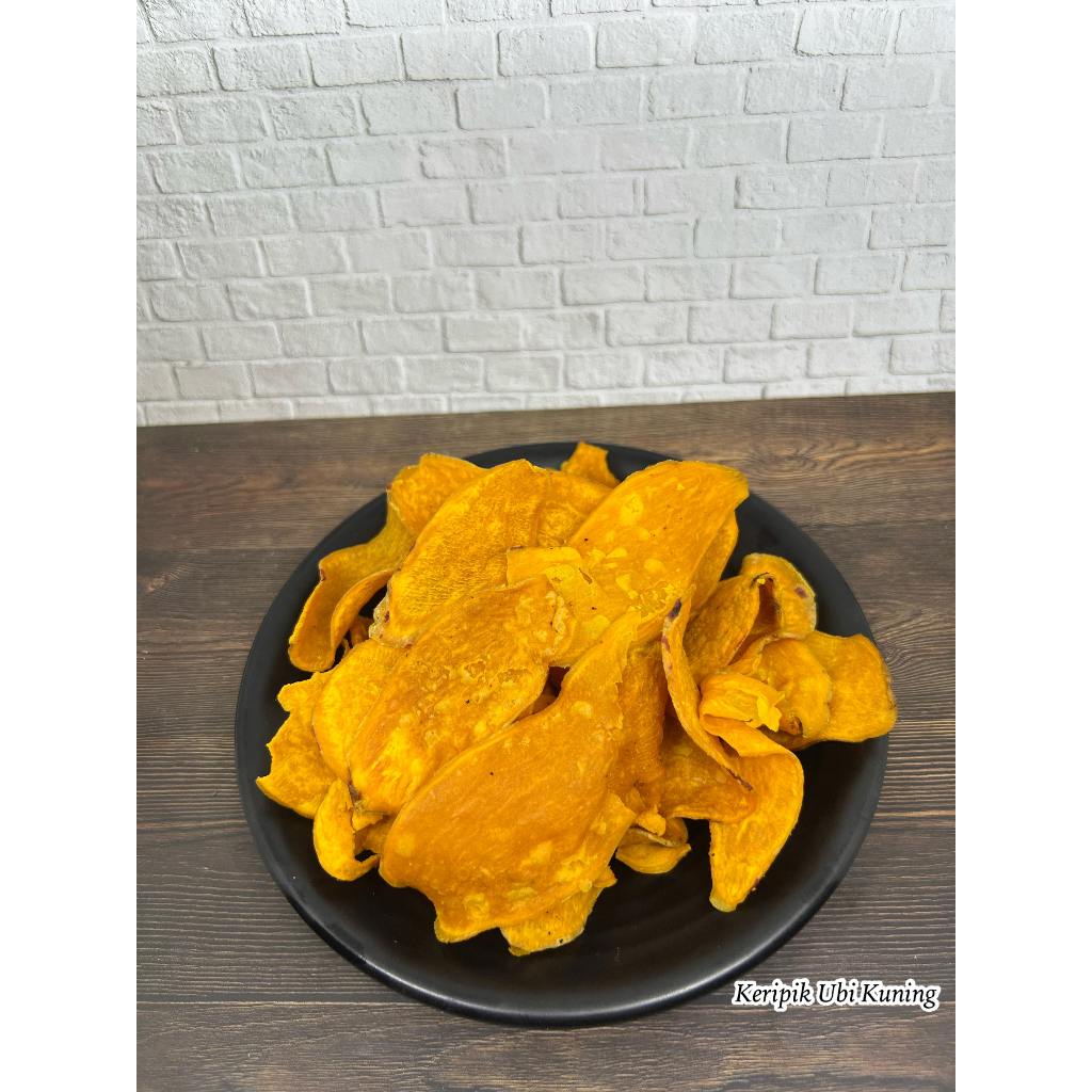 Jual KERIPIK UBI KUNING 100 GRAM | KERIPIK UBI OREN KERIPIK UBI RAMBAT ...