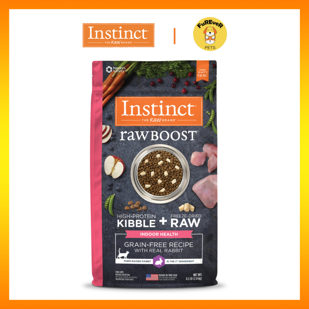 Jual Instinct Raw Boost Indoor Health Rabbit Dry Cat Food | Shopee ...
