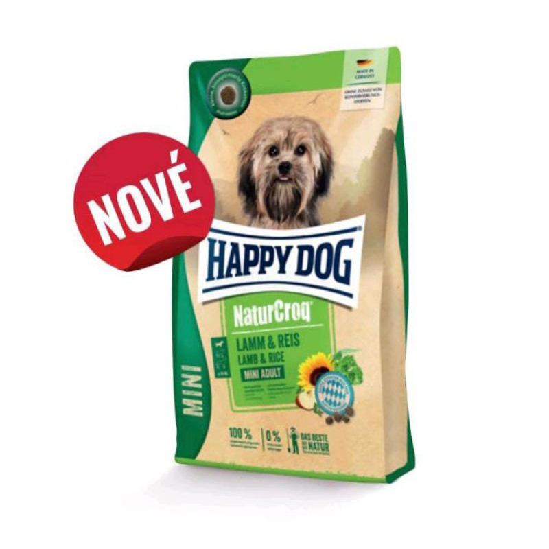 Jual Happy Dog Naturcroq Mini Adult Lamb & Rice 4kg - Dog Food Happy ...