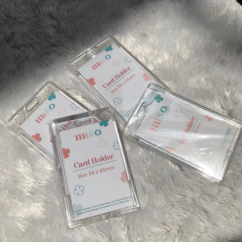 Jual Clear Photocard Holder / Photocard Holder Transparant / Cahol ...