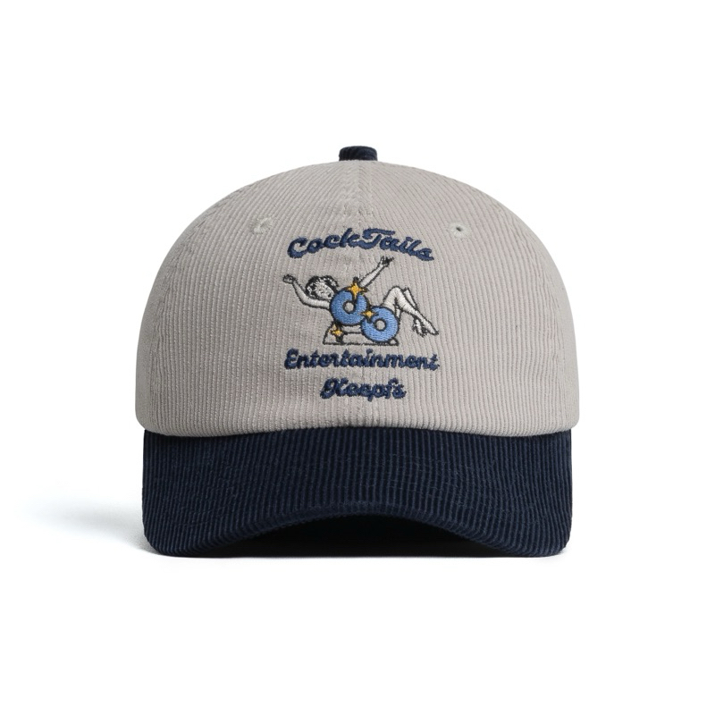 Jual KEEPFS | Topi Polocaps Corduroy Light Grey Navy | Light Grey ...