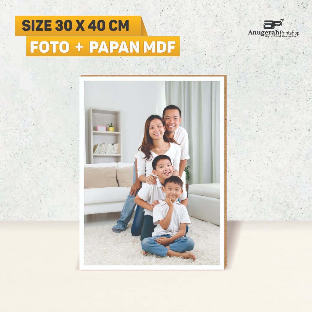Jual Cetak Foto Bingkai Besar Jumbo Besar Ukuran 12r 30x40 Cm