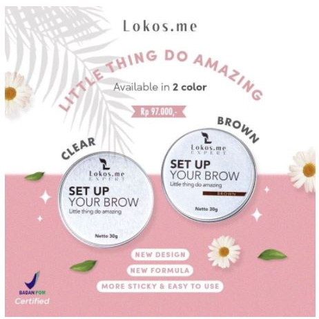 Jual ORiginal Set up your brow lokos me feathers brow pomade alis gel ...