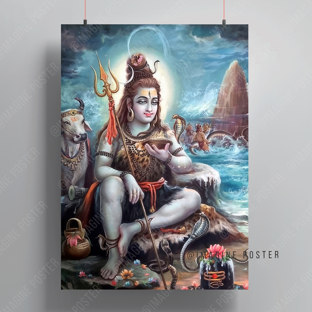 Jual Poster Gambar Dewa Hindu - Poster Dewa Siwa Shiva, Siva A3 - V9 ...