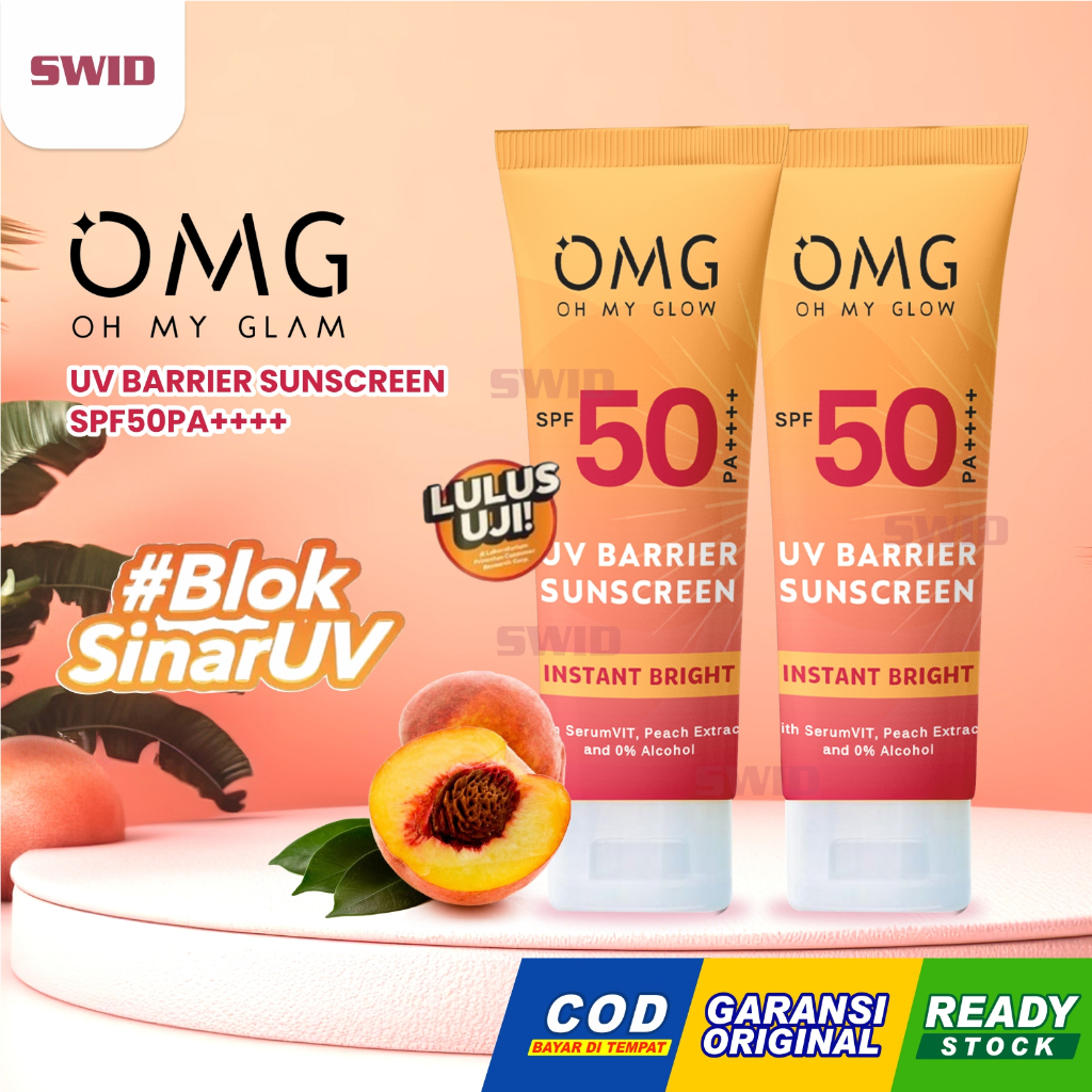 Jual OMG Sunscreen SPF 50 PA++++ 25ml | Sunscreen Wajah | Shopee Indonesia
