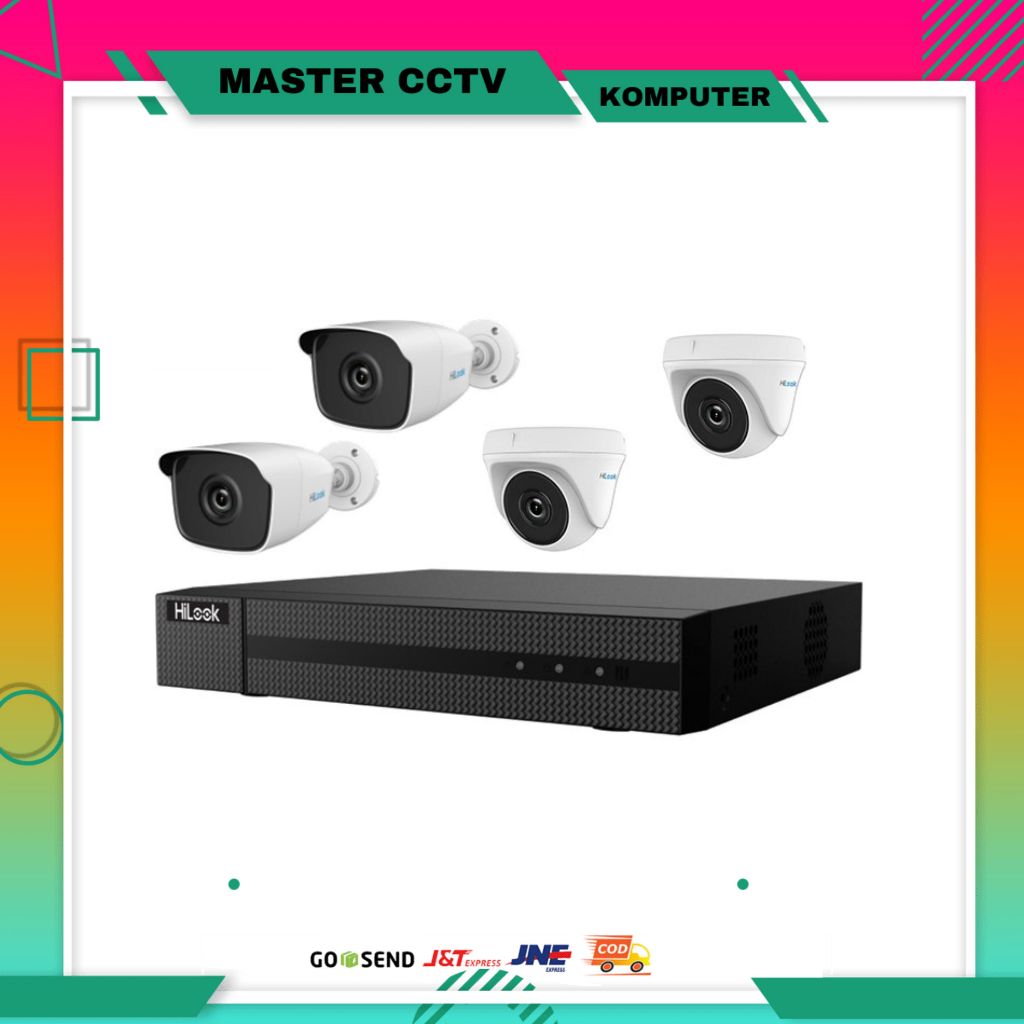 Jual Paket CCTV 4 Channel 4 Kamera 2mp | Shopee Indonesia