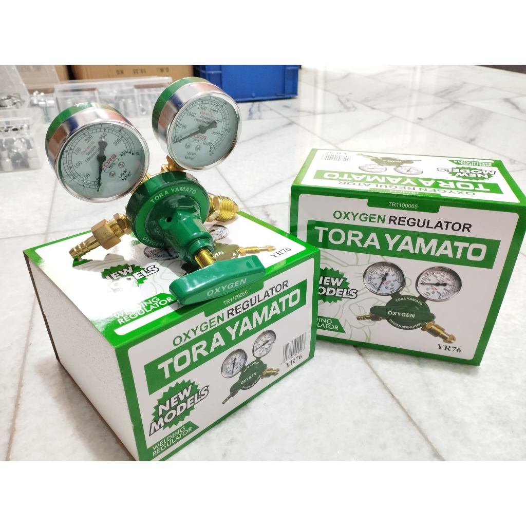 Jual Regulator Las Oksigen Yamato Oxygen Tabung Las JAPAN YR-76 TORA YAMATO GAS | Shopee Indonesia