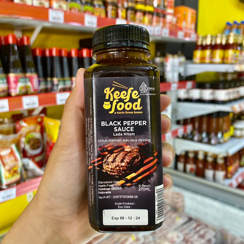 Jual Keefe Food Black Pepper Sauce 270ml | Shopee Indonesia