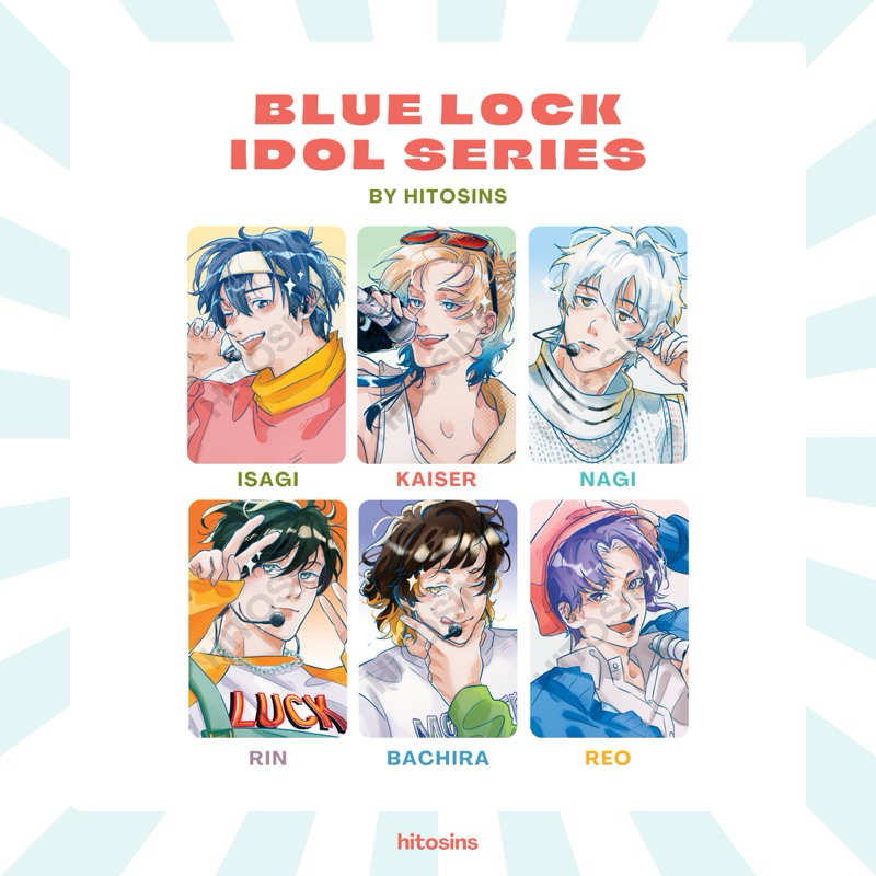 Jual [READY] Blue Lock Idol Series Photocard by Hitosins | Shopee Indonesia