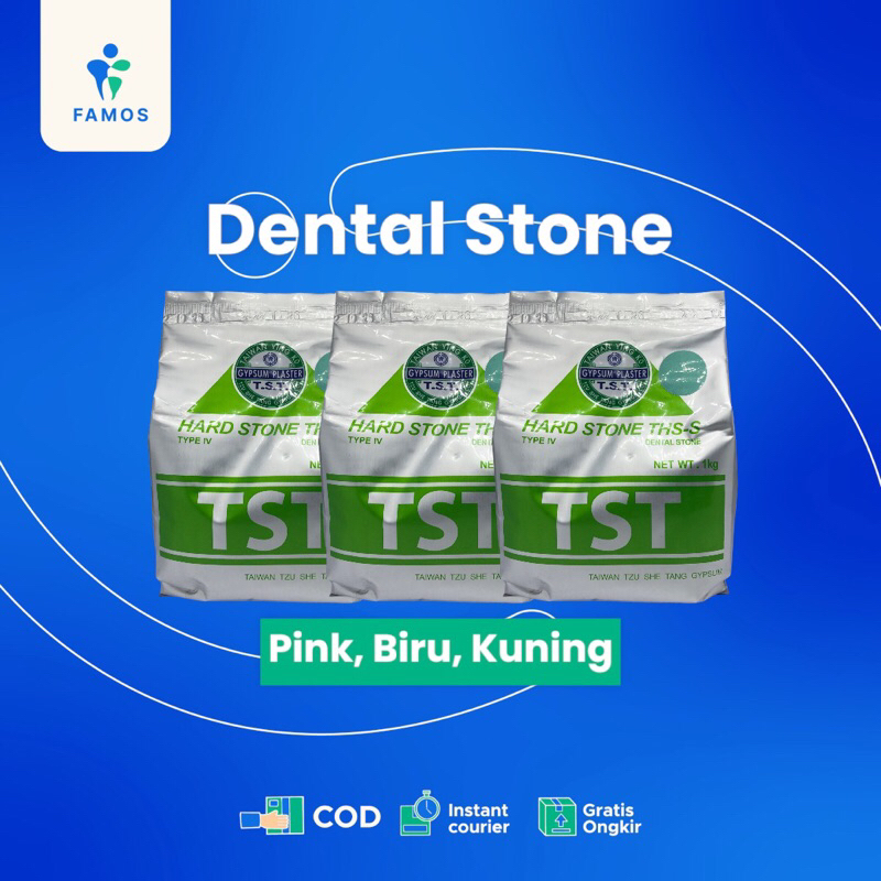 Jual TST / Dental stone / Gips stone / Moldano / Gips biru / Gips ...