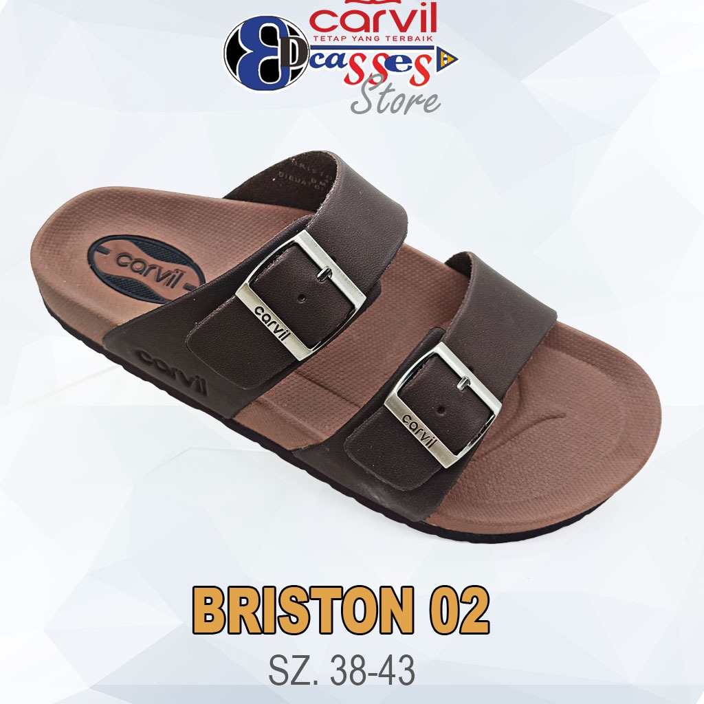 Jual Carvil Briston 02 - Sandal Fashion Casual Pria Dewasa Original by ...