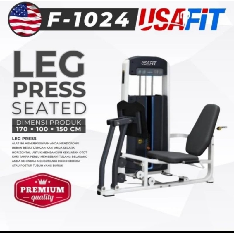 Jual ALAT FITNESS LEG PRESS SEATED USAFIT | Shopee Indonesia