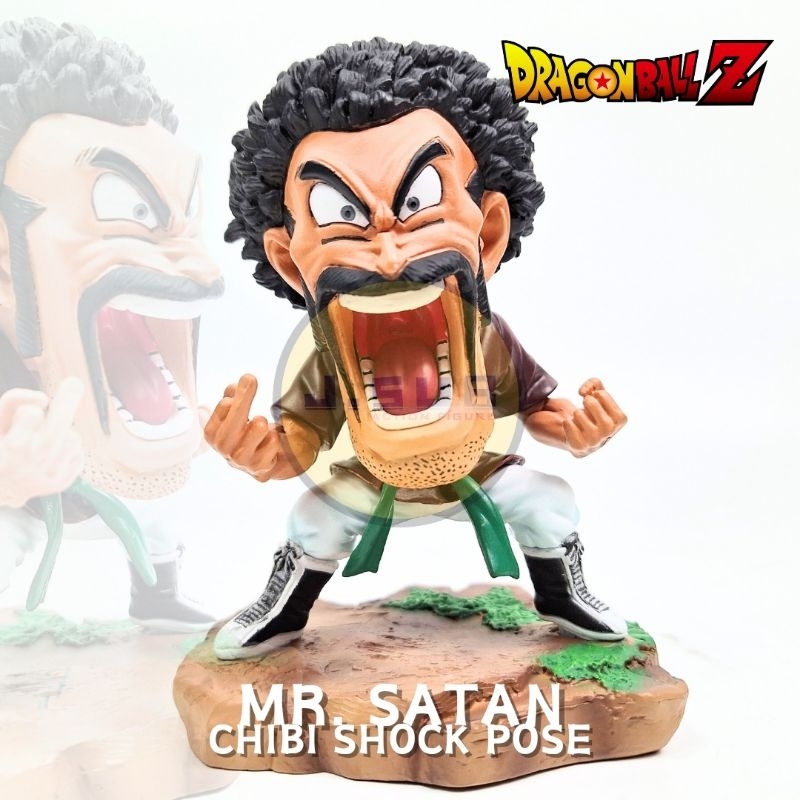 Jual Action Figure Mr. Satan Chibi Statue Dragonball DBZ Shock Pose ...