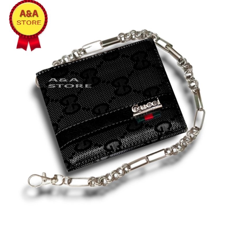 Jual GC 01 DOMPET RANTAI PRIA KANVAS MOTIF TERBARU | Shopee Indonesia