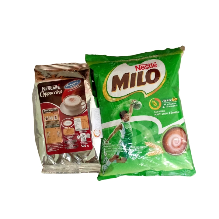 Jual Milo Complete Mix 960gr dan Nescafe Cappucino Caramel 500gr ...