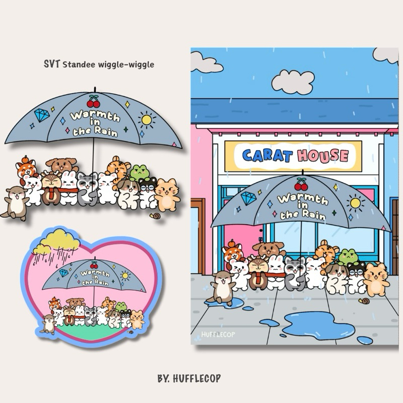 Jual Standee wiggle SVT by.Hufflecop | Shopee Indonesia