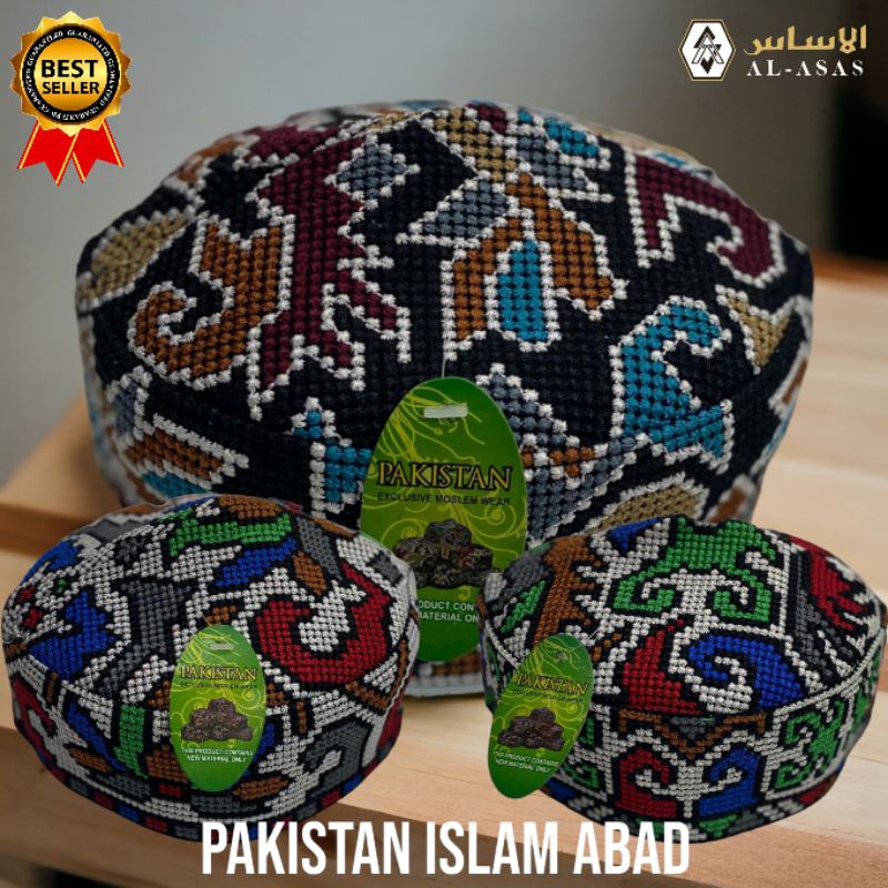Jual AL ASAS Peci Pakistan Islam Abad | Shopee Indonesia