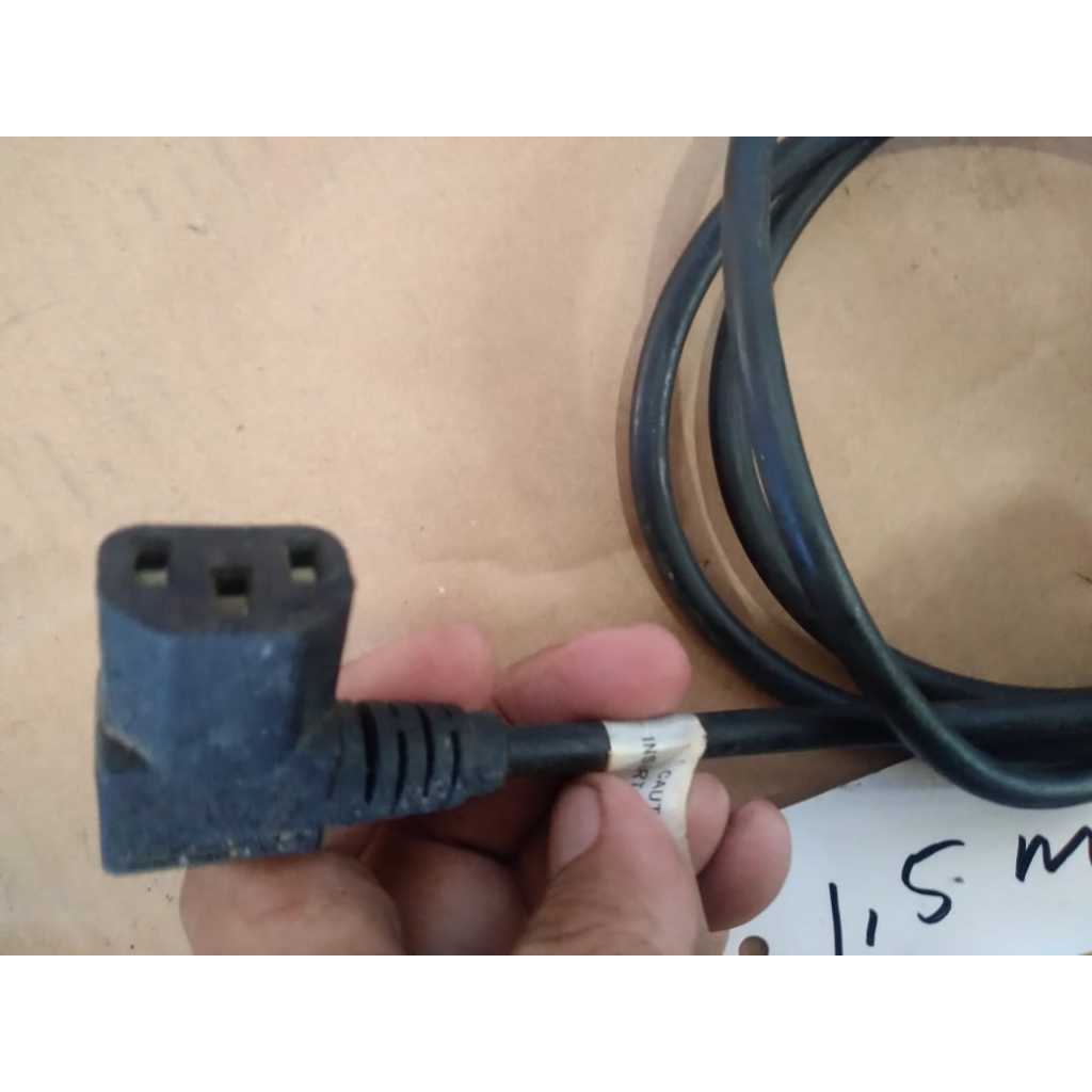 Jual Kabel Power TV LED LCD Komputer CPU L bengkok untuk dinding ...