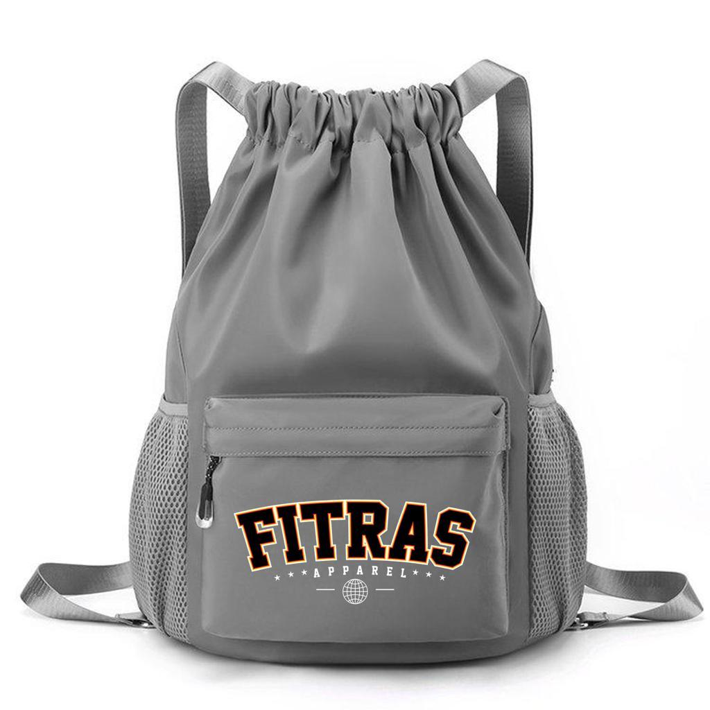 Jual V3 - Tas Ransel Serut Sekolah Pria Wanita Font Apparel Tas Serut ...