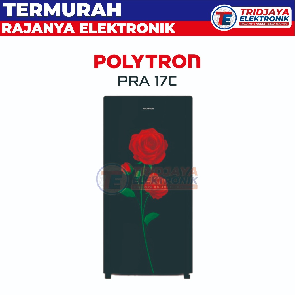 Jual KULKAS POLYTRON 1 PINTU TYPE PRA 17 CRX PRA 15DRX TOP FREZEER 170 ...