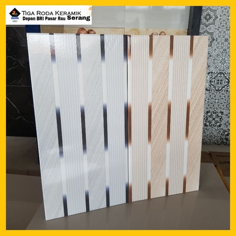 Jual keramik 25x50 dinding kamar mandi/keramik dinding dapur/keramik ...
