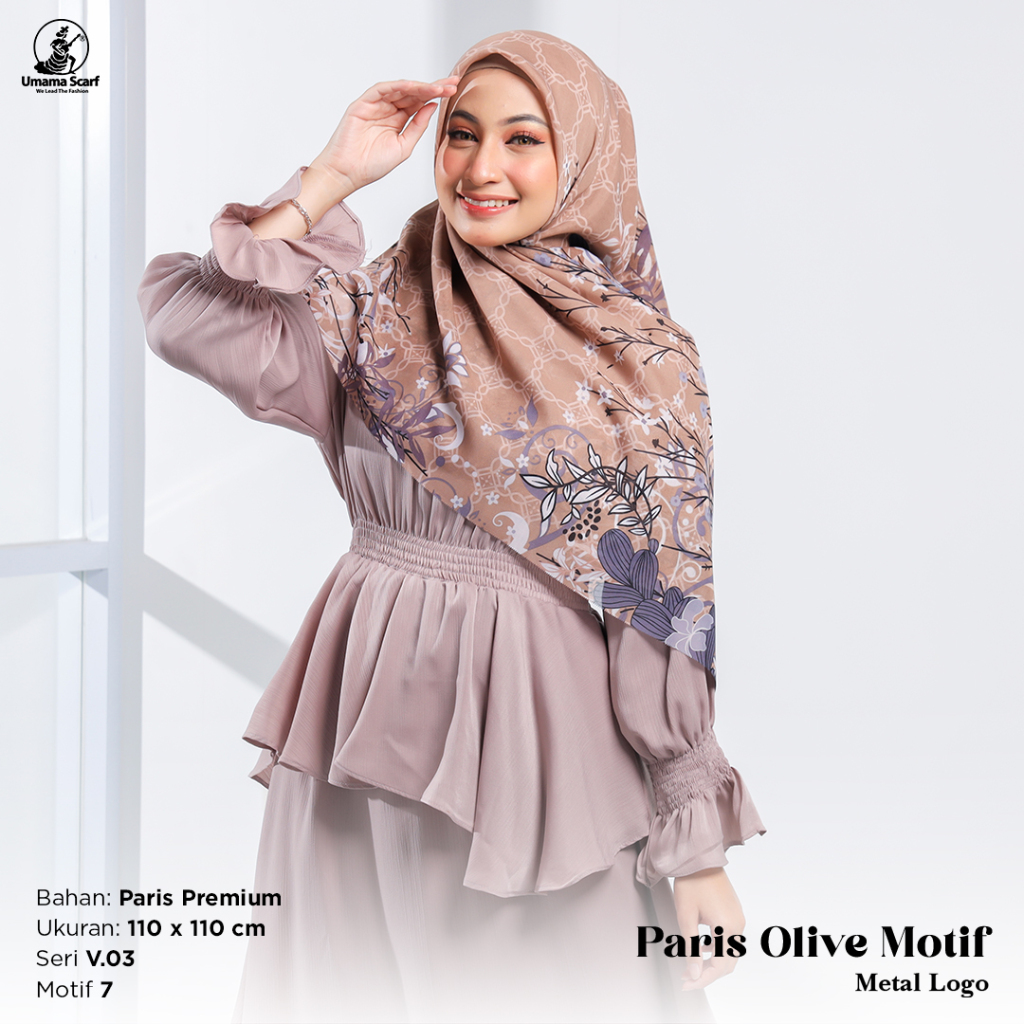 Jual Umama Scarf - Kerudung Motif Jilbab Segi Empat Hijab Daily Segi ...