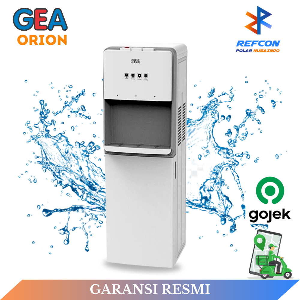 Jual Dispenser GEA ORION White / Putih Bottom Loading / Galon Bawah ...