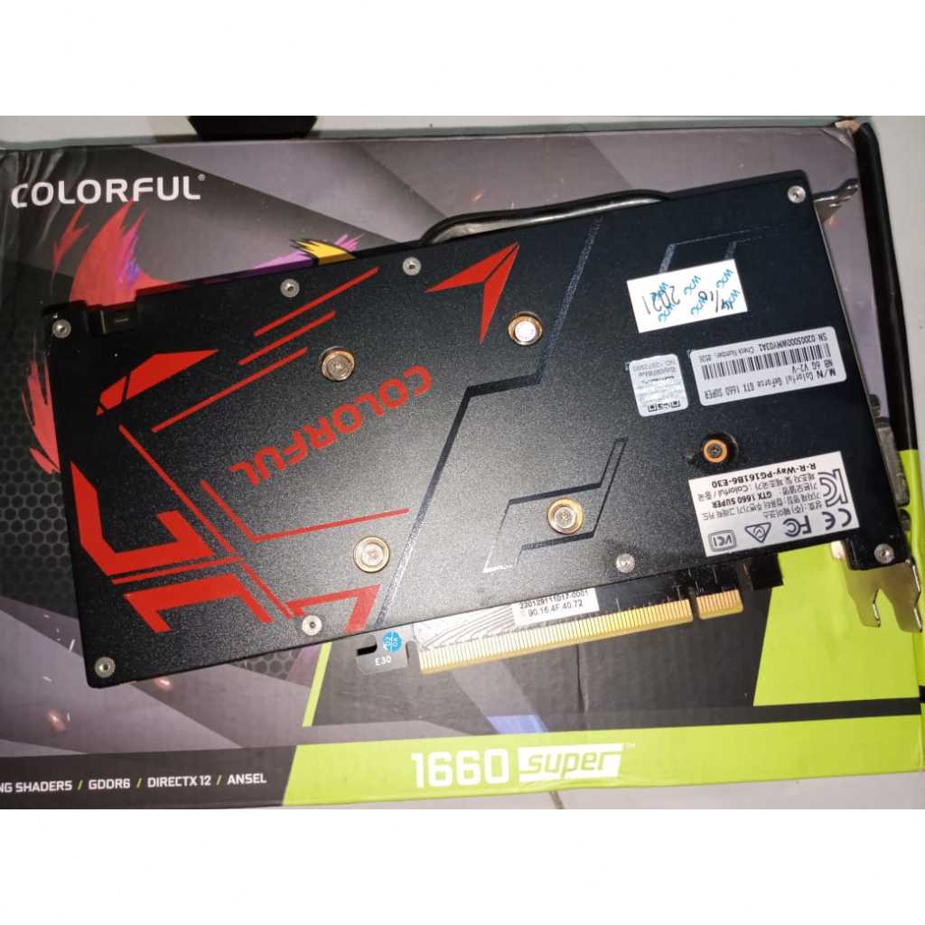 Jual Colorful Gtx 1660 Super Garansi on sd 10 2024 WPG | Shopee Indonesia