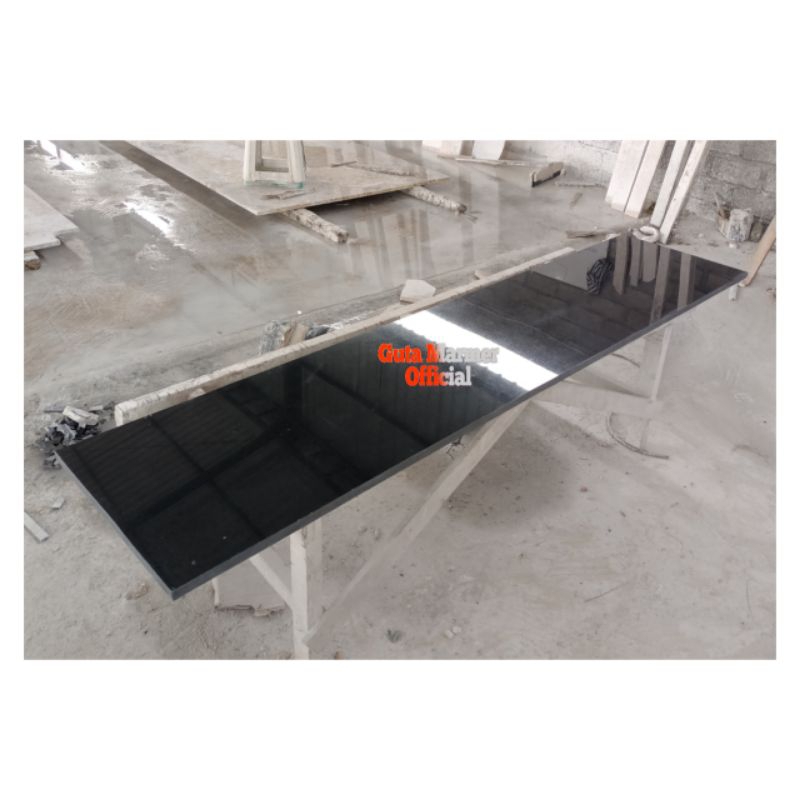 Jual Top Table ||| Daun Meja Batu Granit Hitam Finishing Glosy Rapi ...