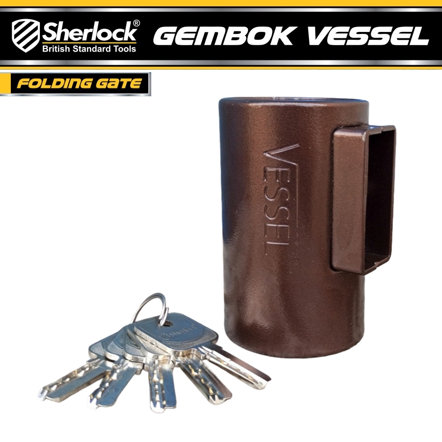 Jual Gembok Tabung Vessel Padlock Anti maling Sherlock Untuk Folding ...