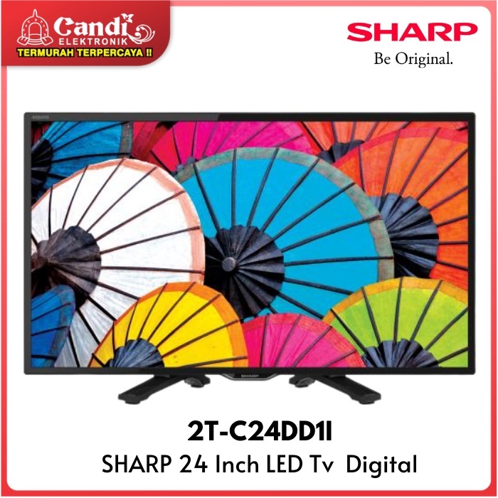 Jual SHARP LED 24 INCH 2T-C24DD1I DIGITAL | Shopee Indonesia
