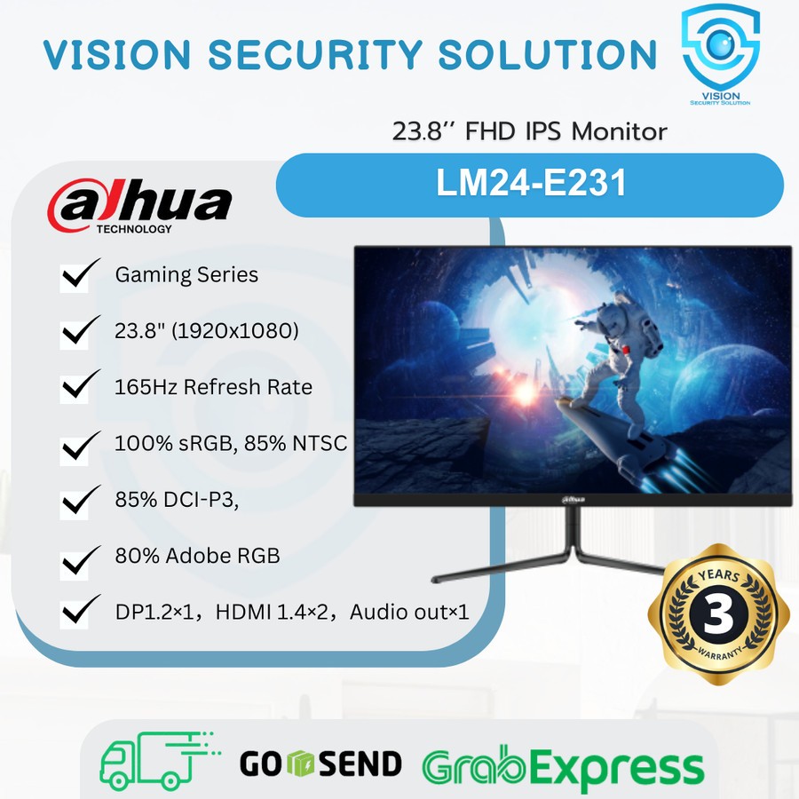 Jual Dahua Monitor LM24-E231 LED 24 inch IPS Monitor Gaming Series - Garansi Resmi | Shopee ...
