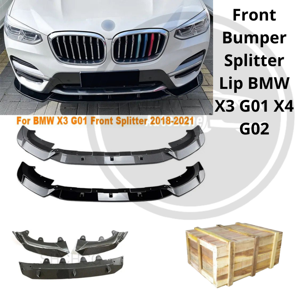 Jual Front Bumper Spoiler Splitter Lip Body Kit For BMW X3 G01 X4 G02 ...