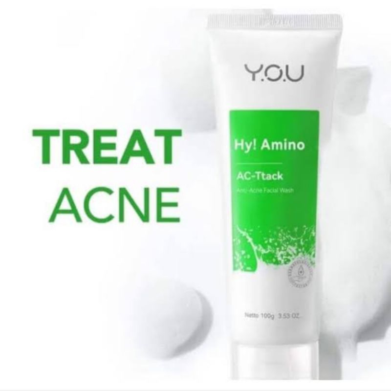 Jual Hy! Amino AC-Ttack Anti-Acne Facial Wash - ANTI-ACNE COMPLEX 100ml ...
