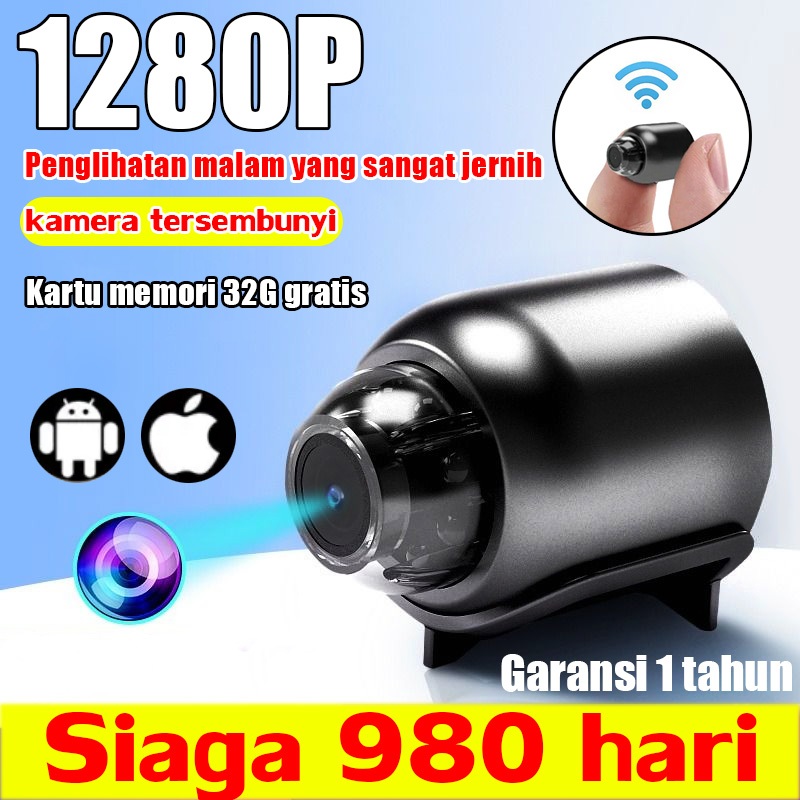 Jual 【Sudut Lebar】Wifi HD 4K Memori besar 32G dapat mendeteksi alarm ...