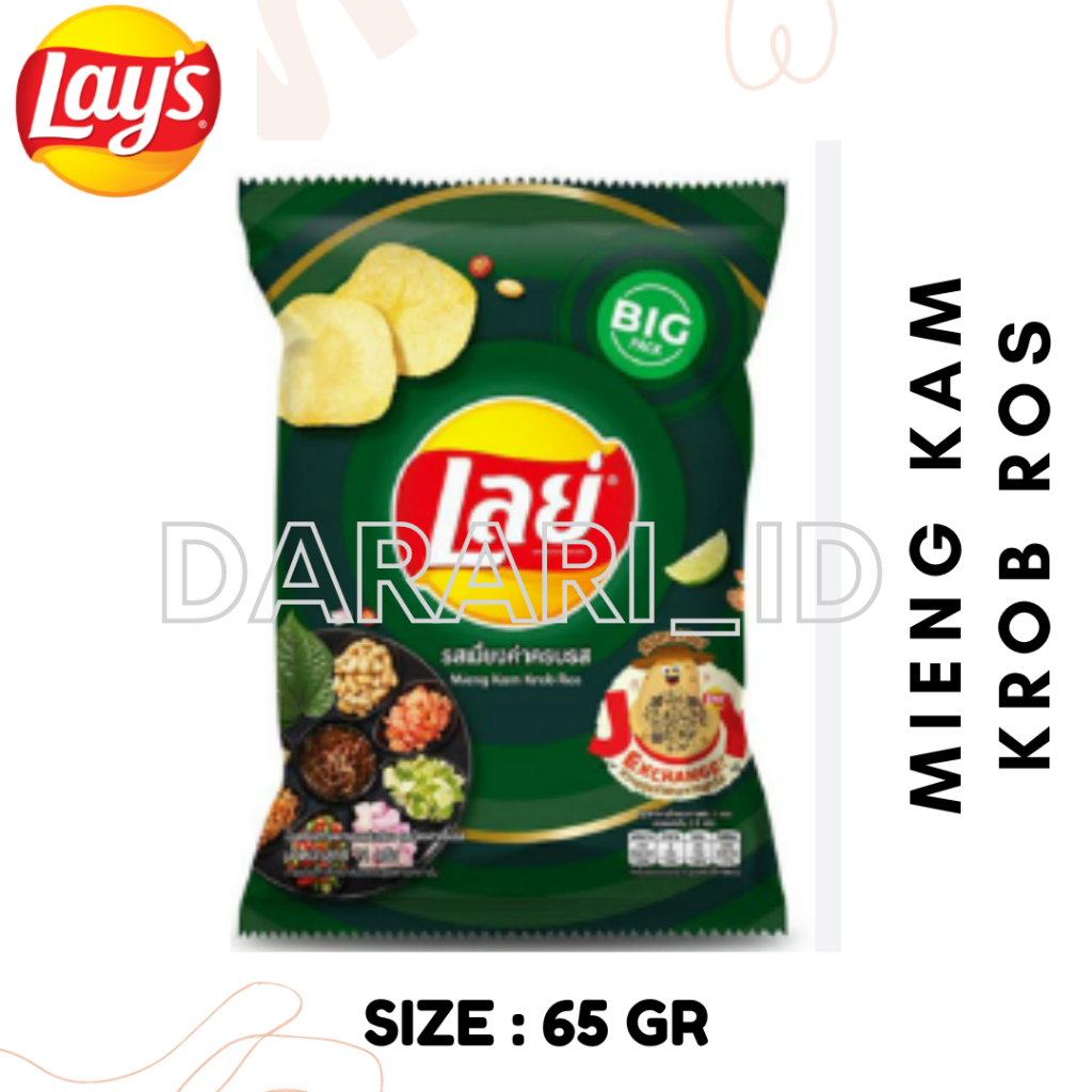 Jual LAYS LAY'S THAILAND BIG PACK POTATO CHIPS TRUFFLE CHEESE THAILAND | Shopee Indonesia