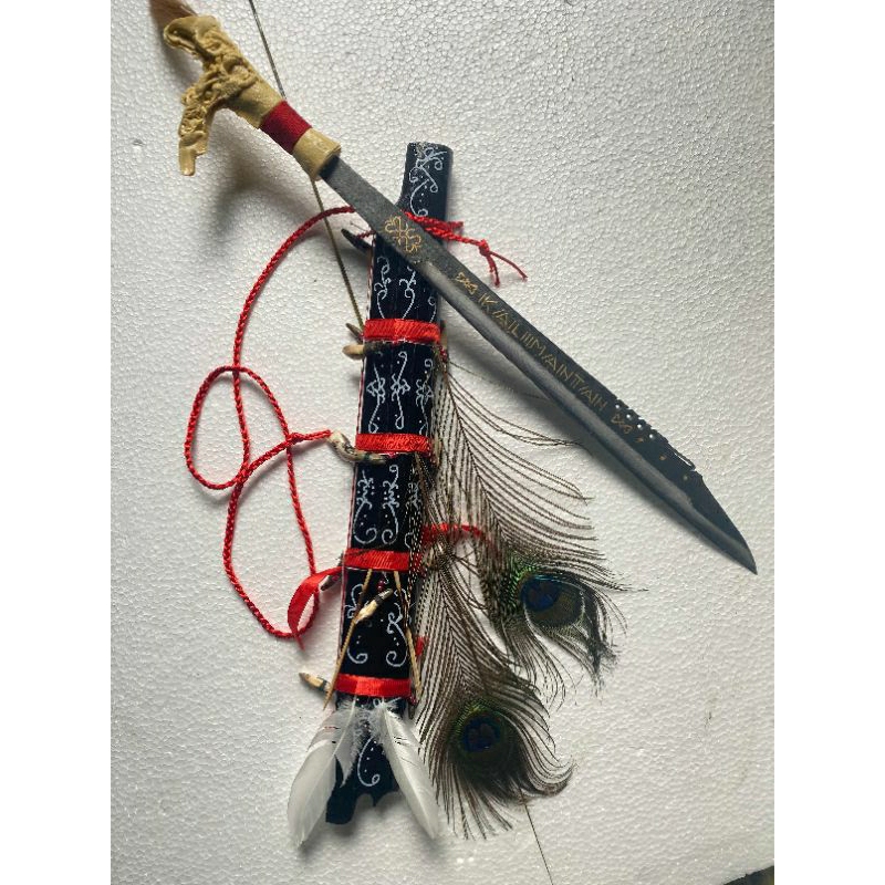 Jual MNDAU Khas DAYAK KALIMANTAN UKURAN 60 CM | Shopee Indonesia