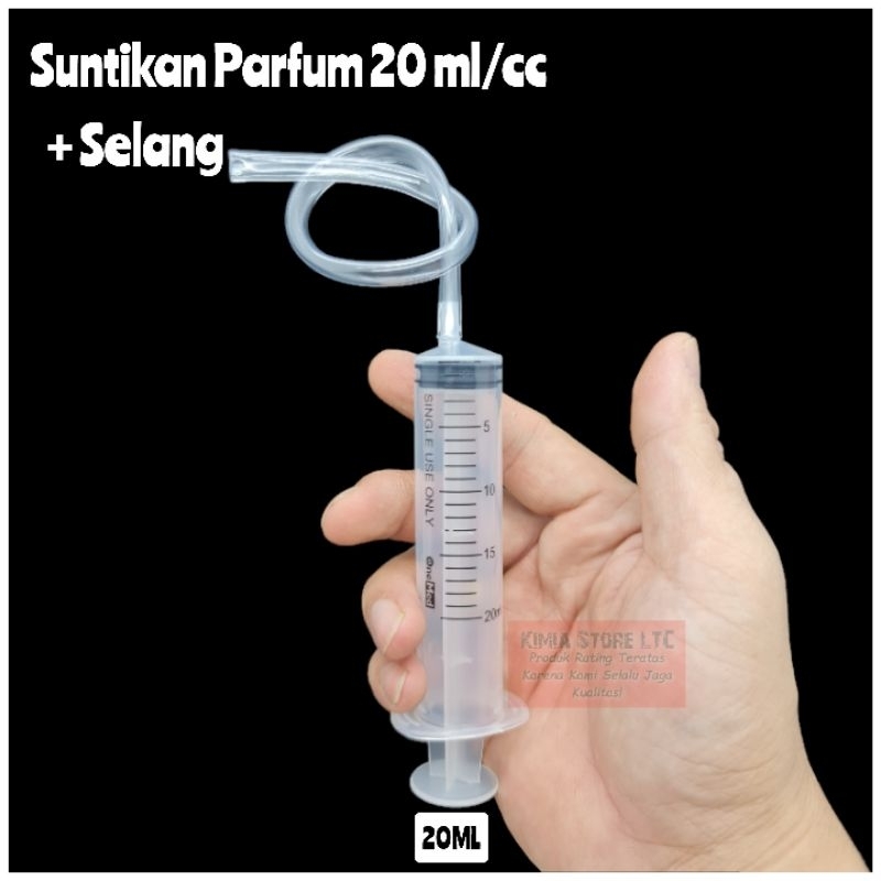 Jual SUNTIKAN PARFUM 20 ML + SELANG / SYRINGE + SELANG ( SUNTIKAN ...
